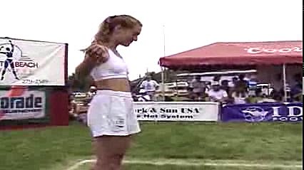 Hot GIrl With Amazing Hacky Sack Skills! - YouTube