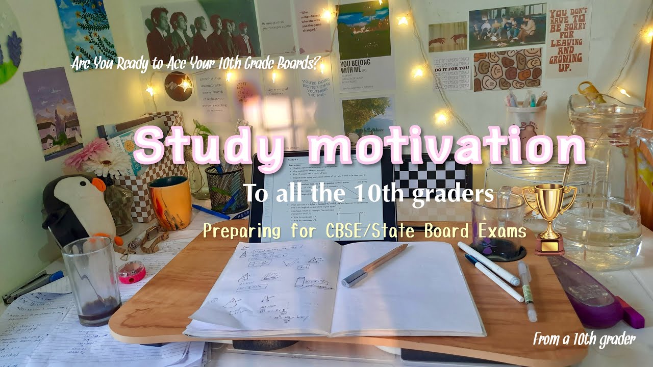 Motivation to study!📚 Preparing for 10th Boards. - YouTube