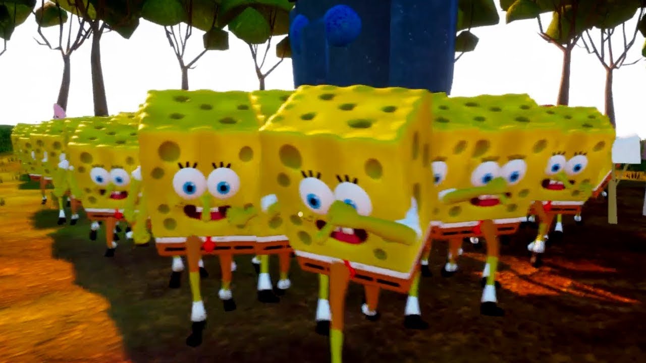 CLONE SPONGEBOB NEIGHBOR - HELLO NEIGHBOR MOD - YouTube
