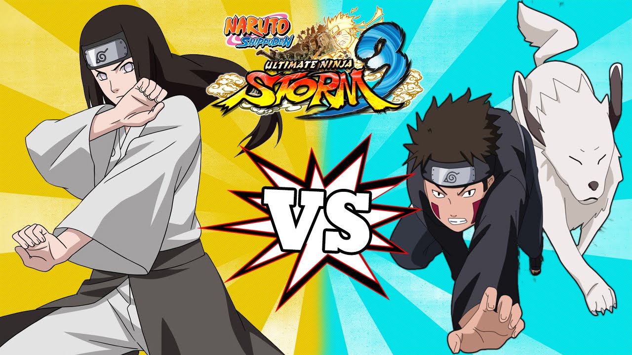NARUTO SHIPPUDEN UNS3 FB | #33 NEJI VS KIBA - YouTube