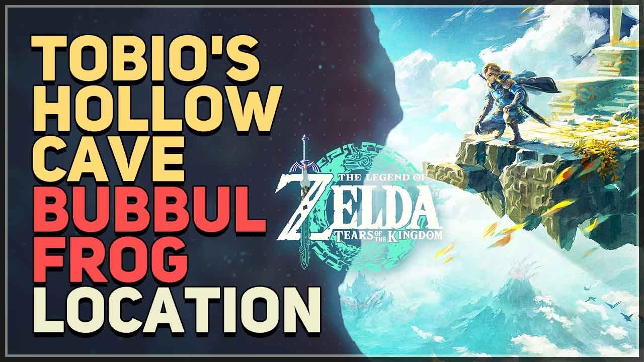 Tobio's Hollow Cave Bubbul Frog Location Legend of Zelda Tears of the ...