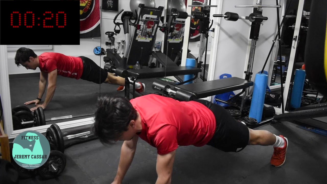 #BeActiveAtHome // Jeremy Cassar - Core & Upper Body - YouTube