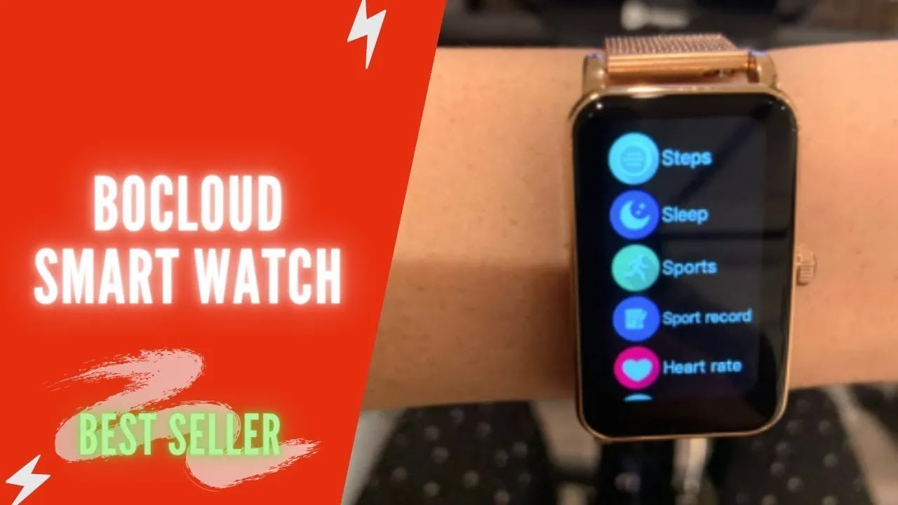 BOCLOUD Smart Watch Review, Test | IP68 Waterproof Fitness Watch with ...