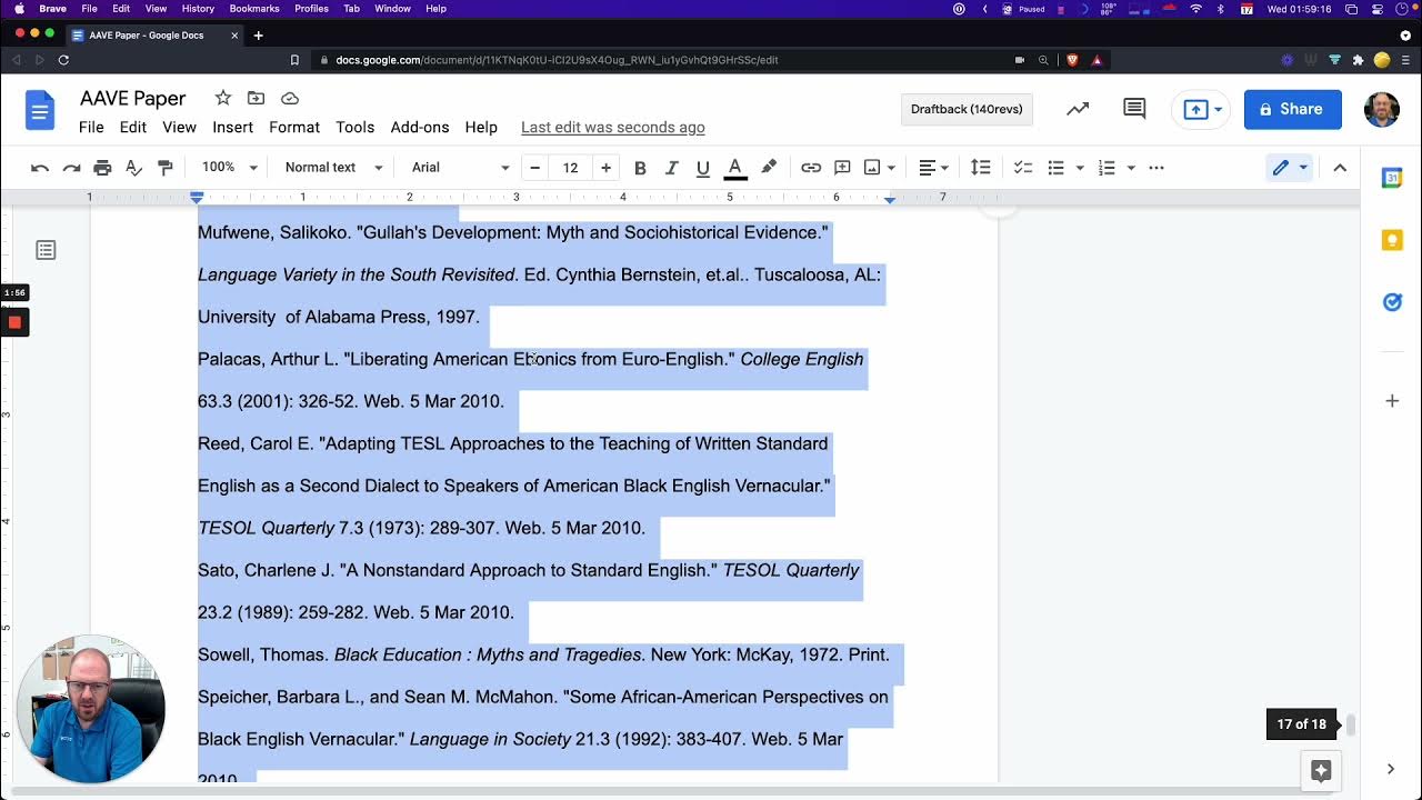 MLA Works Cited Format for Google Docs (updated) - YouTube