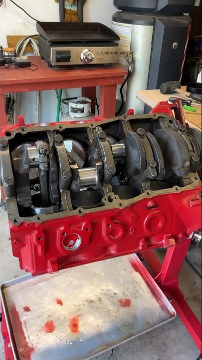 Big Buck 455 Assembly Started Big Block Buick 455 - YouTube