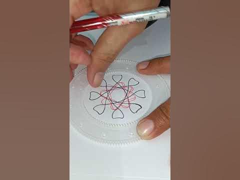 Spirograph drawings practice,basic - YouTube
