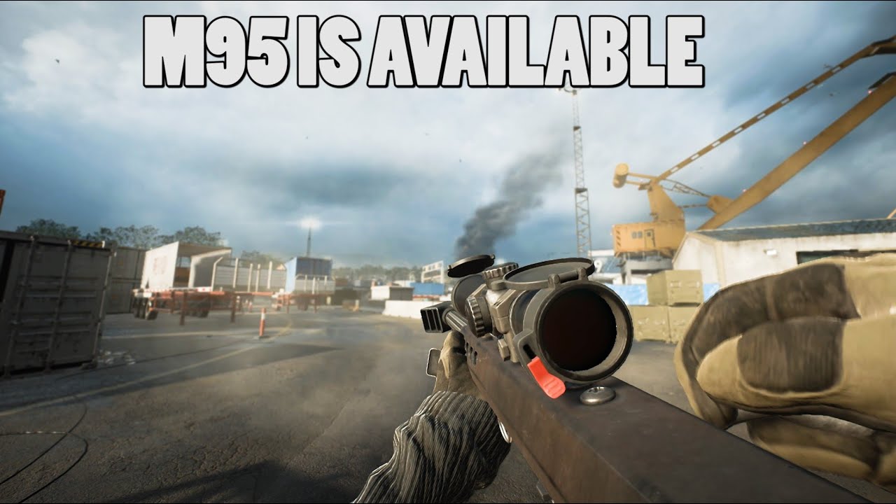 M95 sniper is available, and how to even unlock the guns - Battlefield ...