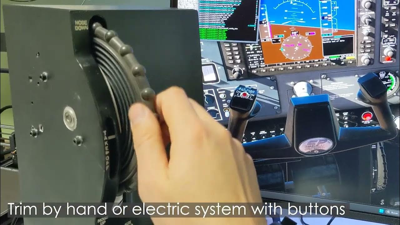 Motorized Trim Wheel. Cessna 172/182 - YouTube