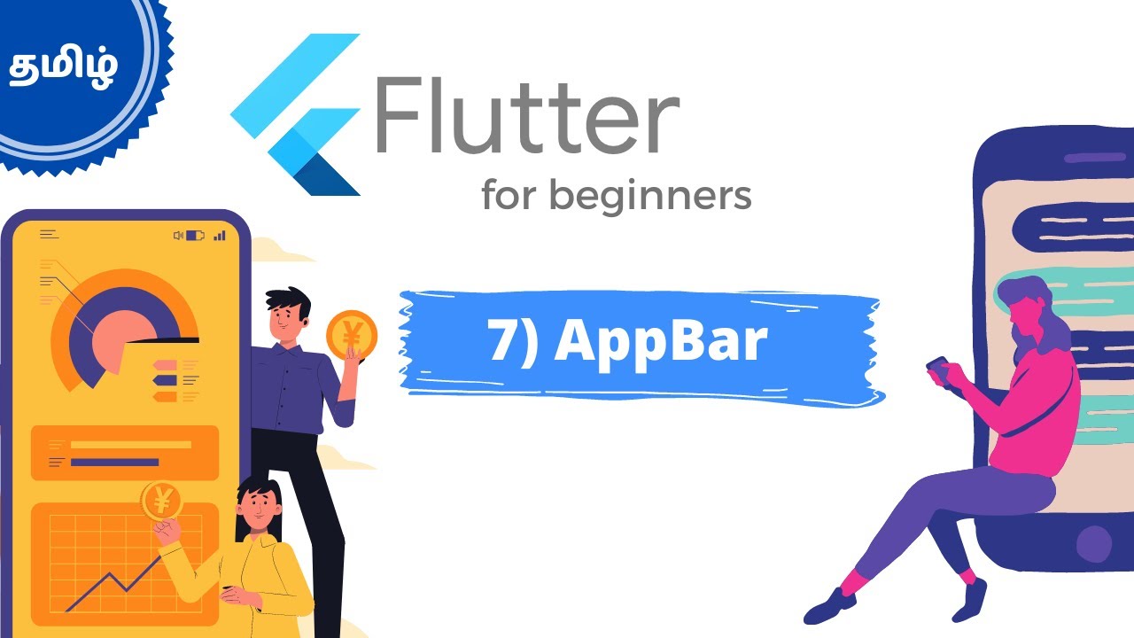 7) AppBar Widget | Flutter Tutorial Series 2021 | Theory Or Practical ...
