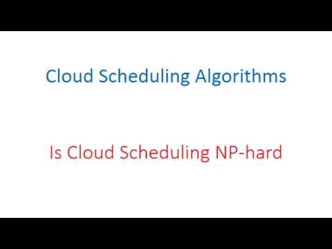 Issues in Cloud Scheduling Algorithms - YouTube