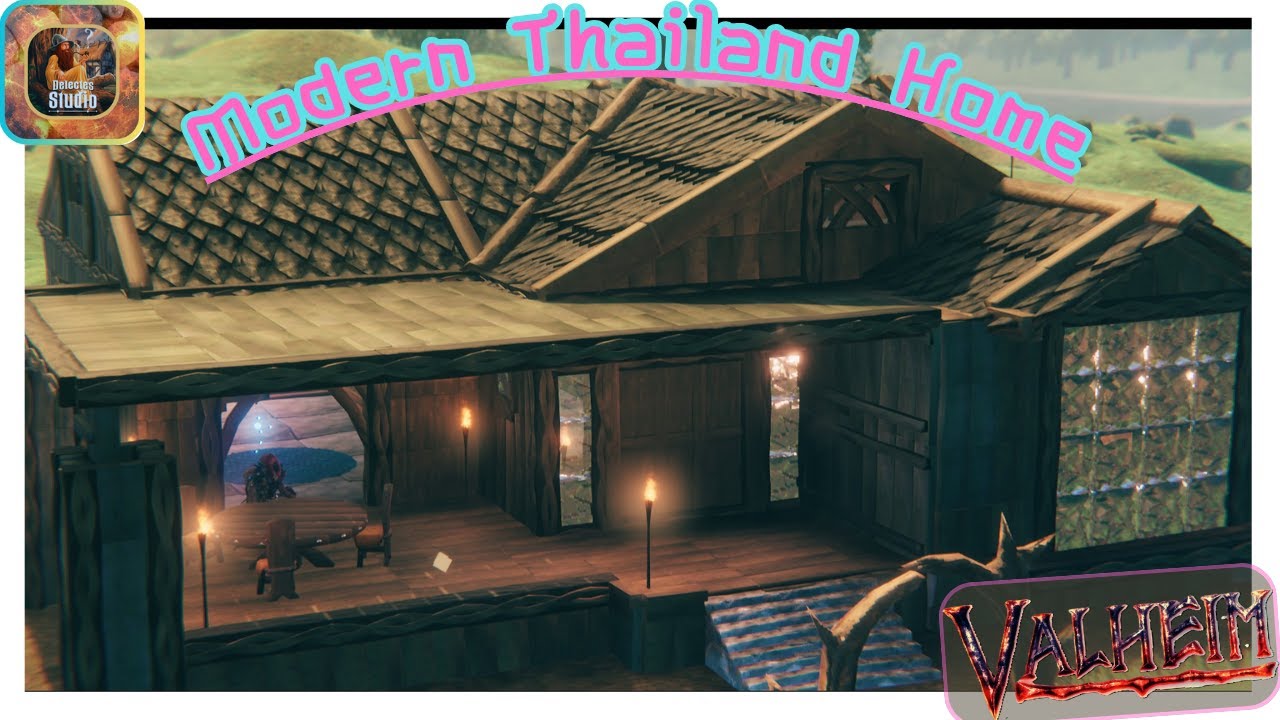 Modern Thailand Home in Valheim - YouTube