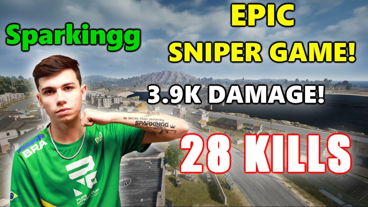 Sparkingg - 28 KILLS (3.9K DAMAGE) - 1 MAN SQUADS! - EPIC SNIPER GAME ...