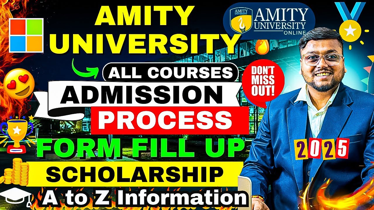 Amity University Online Admission Process 2026 | Amity Online Degree ...