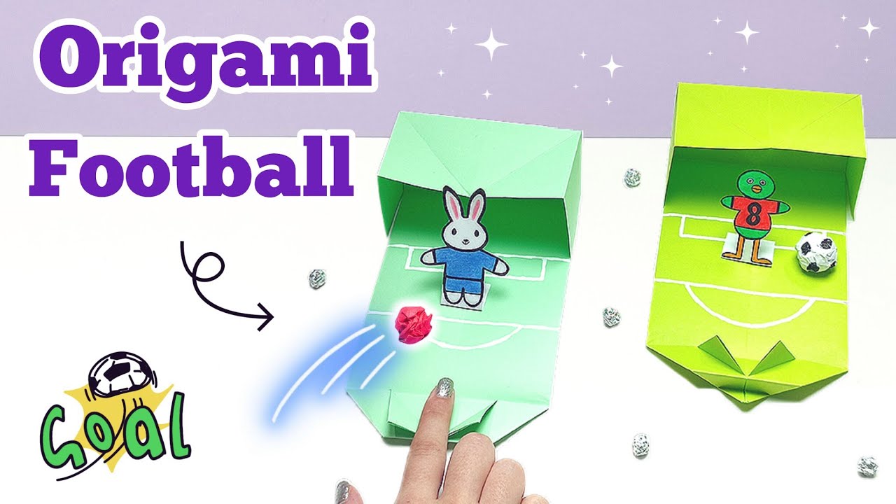 Origami Paper Football | How to make paper toy ?! - YouTube