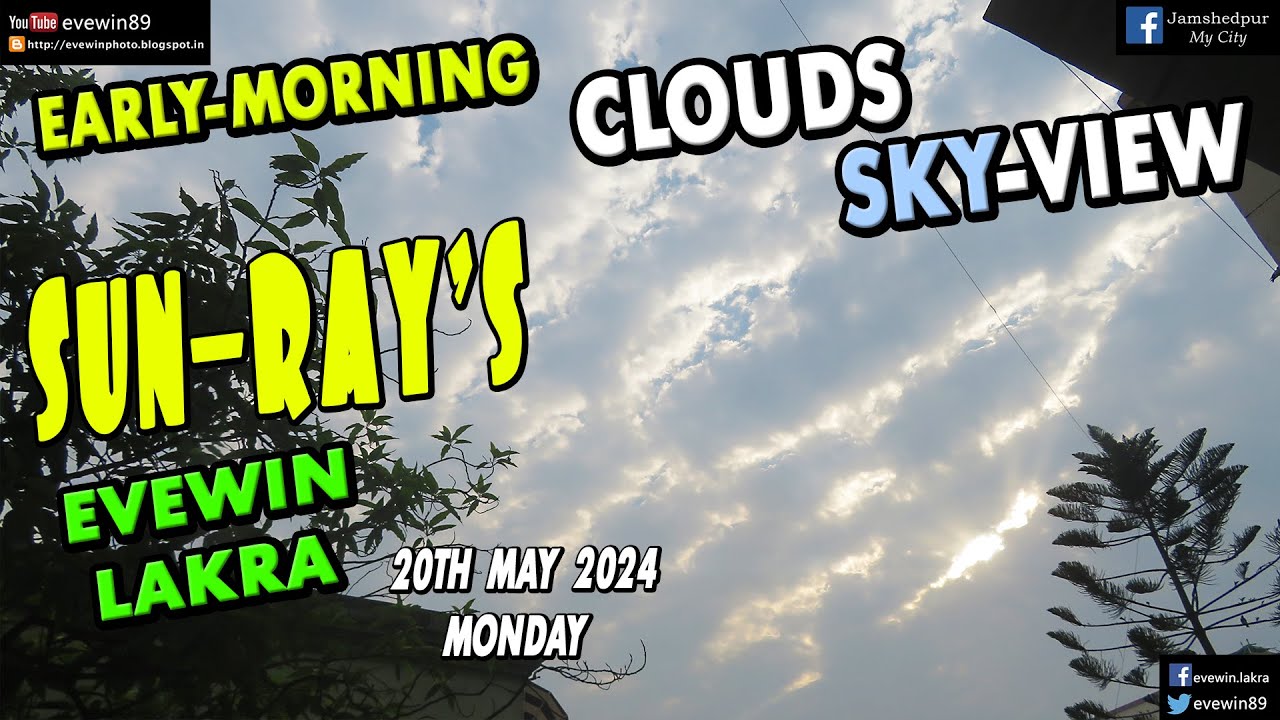 SUN-RAY'S + SKY+CLOUD-VIEW - EARLY-MORNING + GOLD-DUST - CROTON ...