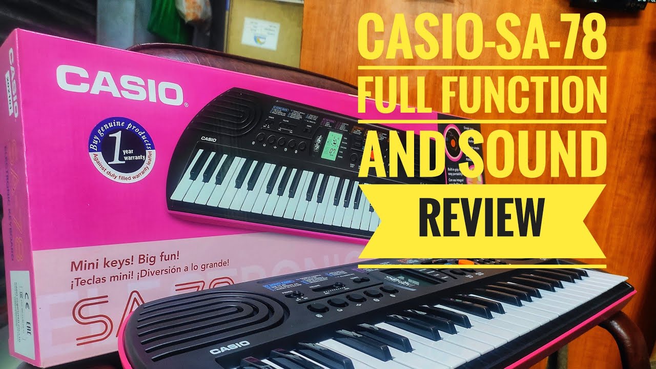 casio keyboard sa 78 full review | Full sound review | vlog-27 - YouTube