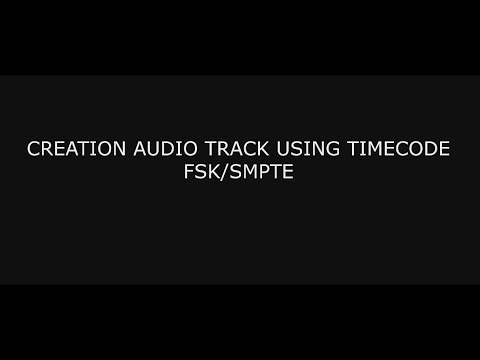 Create audio track using TIMECODE FSK/SMPTE - TUTORIAL MASTER FULLPOWER PIROSHOW - YouTube