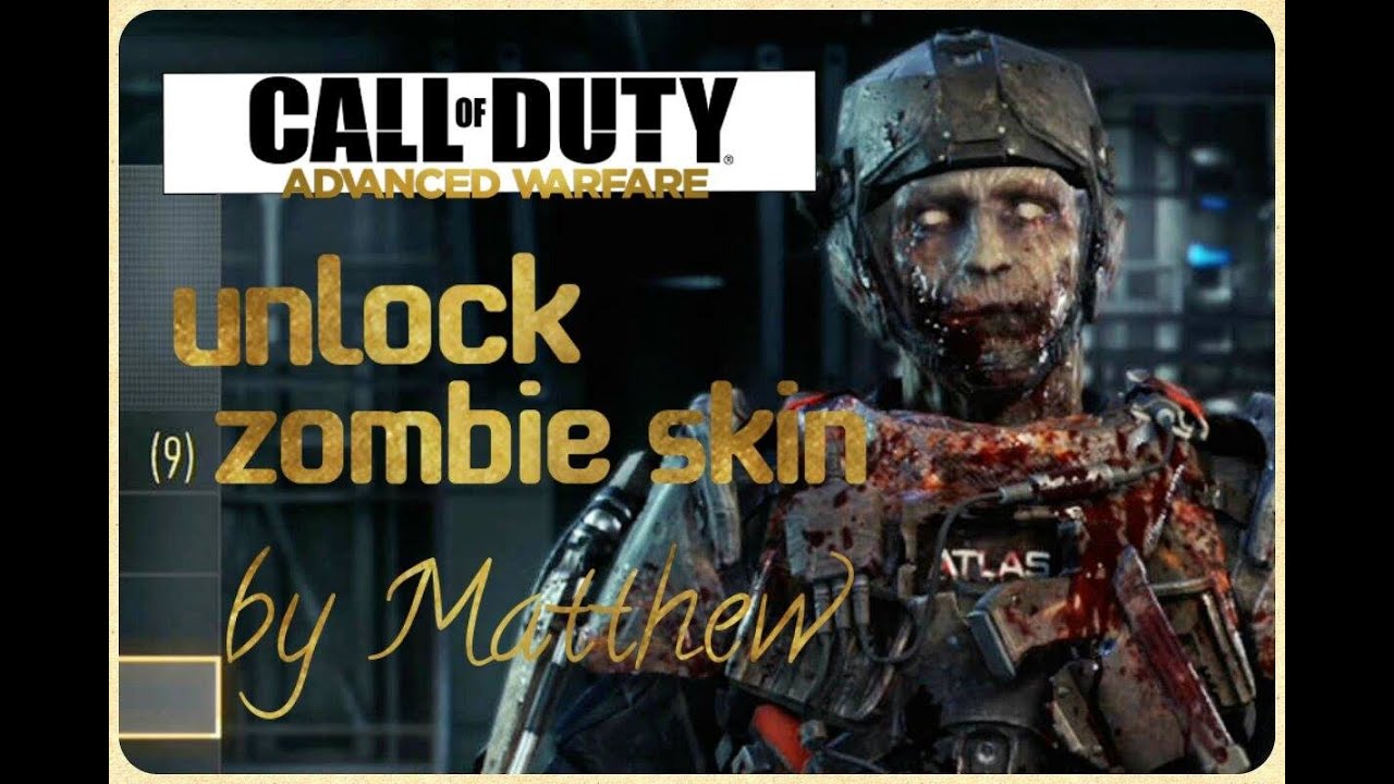 Exo Zombies AW - Sbloccare la skin Zombie - Unlock zombie skin - YouTube