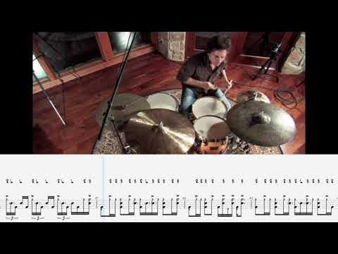 Todd Sucherman - A funky Disco Groove | Drum Transcription | PDF - YouTube