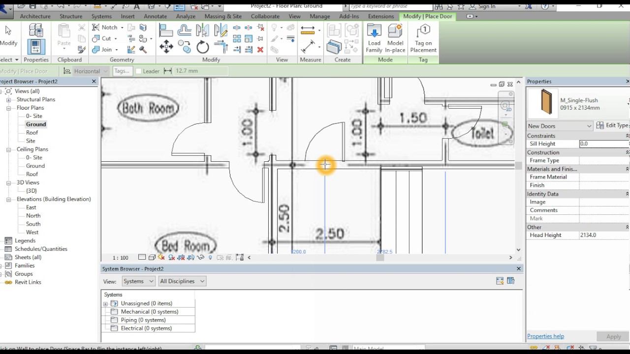 Building Systems Arch Modeling 4/6 - YouTube