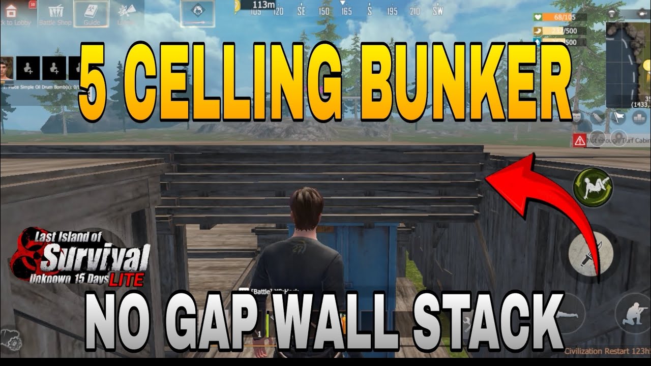 5 CELLING BUNKER | HOW TO MAKE FULL PROCESS//AND I GIVE 4 CEILING ...