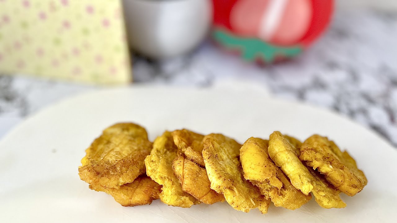 HOW TO MAKE PLANTAIN TOSTONES | PLANTAIN TAPE RECIPE | PRESSED PLANTAIN ...