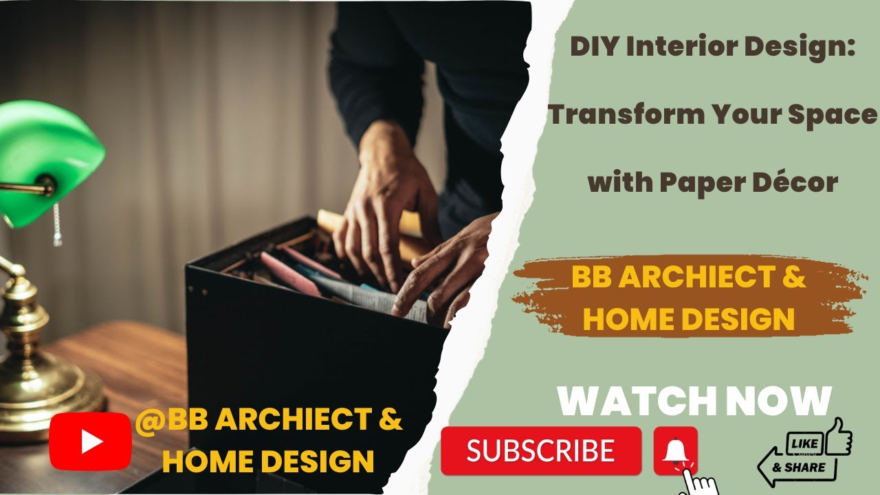 Paper Décor Interior Design - YouTube