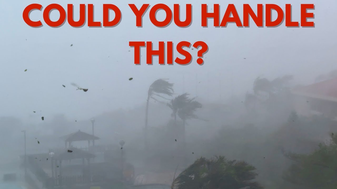 1 Hour Inside A Major Hurricane Eyewall - Typhoon Koinu - YouTube