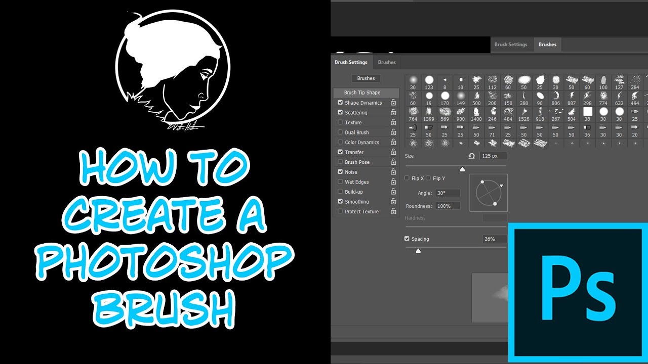 How to create and modify Photoshop brushes - Photoshop CC 2021 tutorial ...