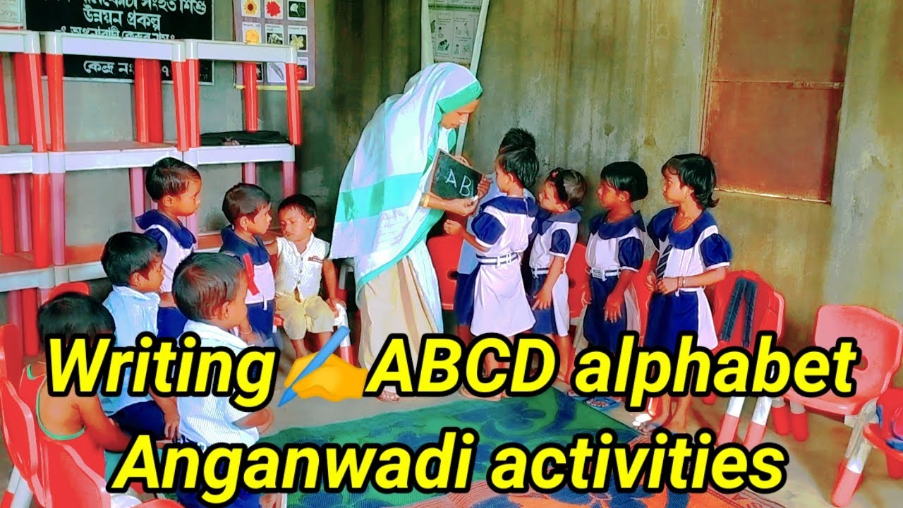 Writing ABCD alphabets || abcd alphabet Letters || For anganwadi ...