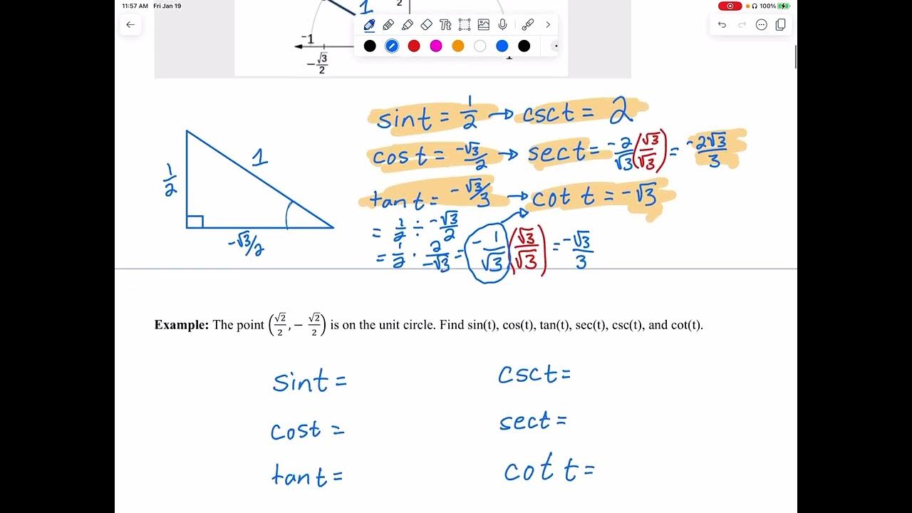 PreCalculus II (Trig) - Unit 5 - The Other Trigonometric Functions - YouTube