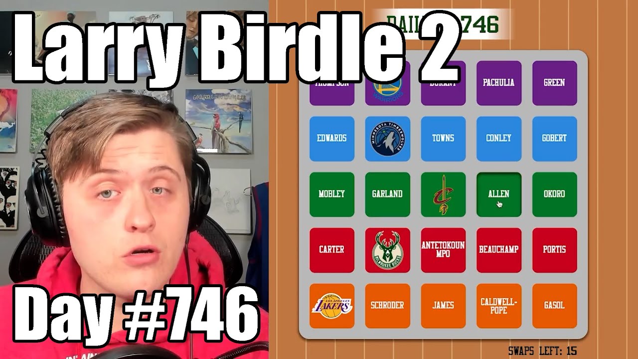 Larry Birdle 2, Day 746 - YouTube