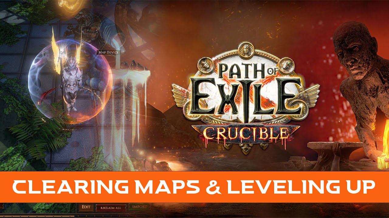 Path of Exile: Map Clearing & Leveling - YouTube