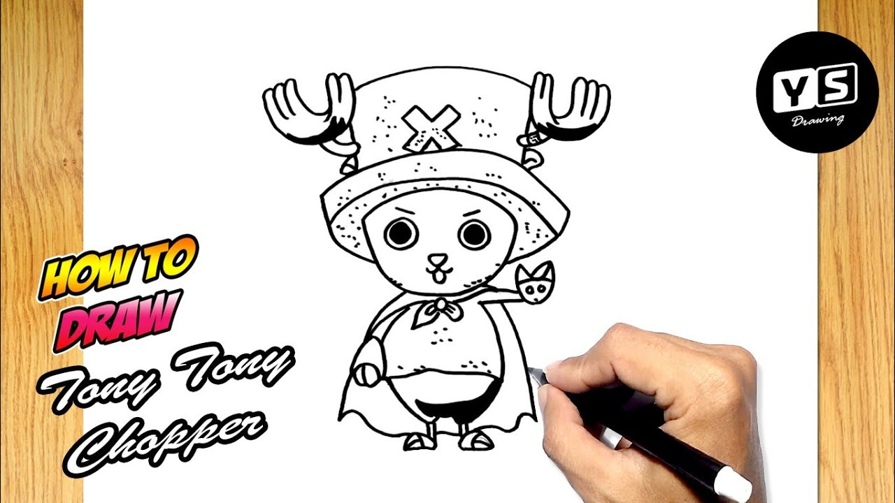 How to draw Tony Tony Chopper From One Piece - YouTube