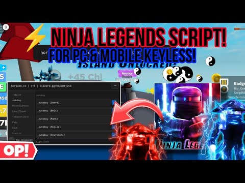 ⚡Ninja Legends Script Latest Auto Farm Swing,Sell,Chi Auto Buy Belts ...