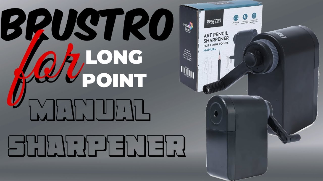 BRUSTRO MANUAL SHARPENER #art #subscribe #viral #artist ||•BY :-harshit ...