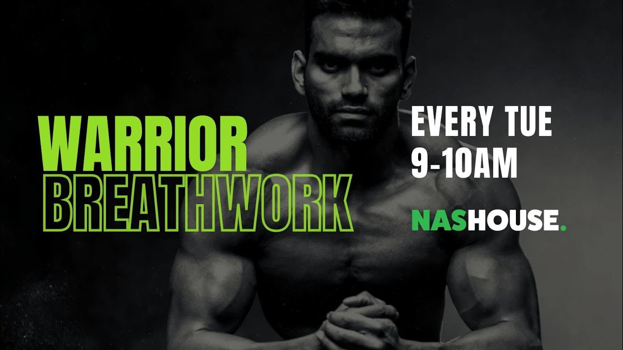 ⚔️ Warrior Breathwork at Nas Daily House - YouTube