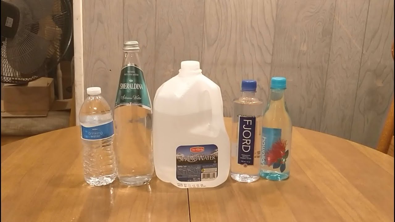 Jon Drinks Water #8336 Smeraldina VS Meijer VS Hawaiian Springs VS Our ...