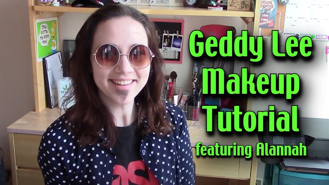 Geddy Lee Makeup Tutorial - YouTube