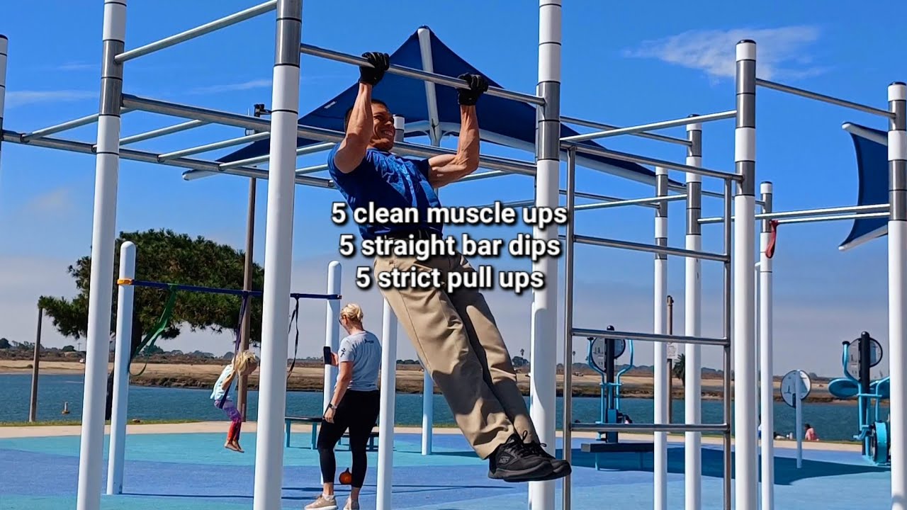 5 clean muscle ups to 5 bar dips to 5 strict pull ups! - YouTube