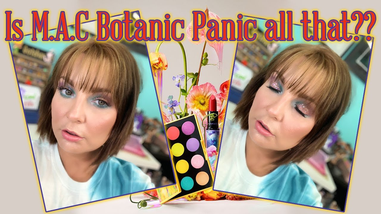 Mac Botanic Panic Eyeshadow Palette | Full Review Swatches and Demo ...
