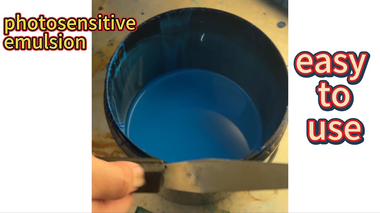 Photosensitive emulsion - YouTube