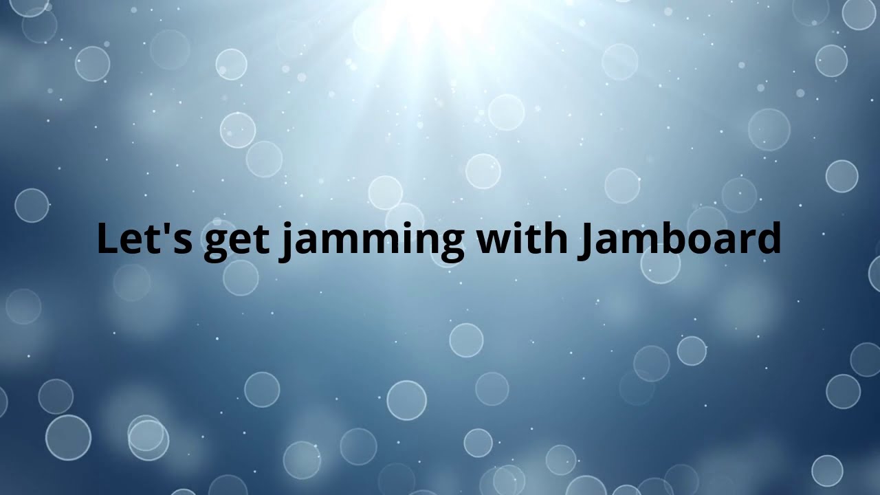 Jamboard Tutorial - YouTube