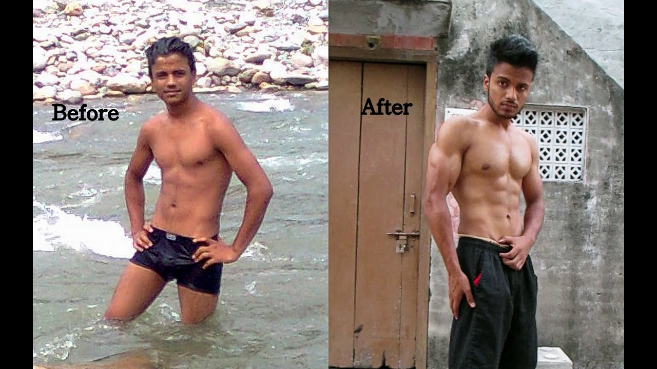 Body Transformation From Skinny To Buff 2 Years Naturally In India