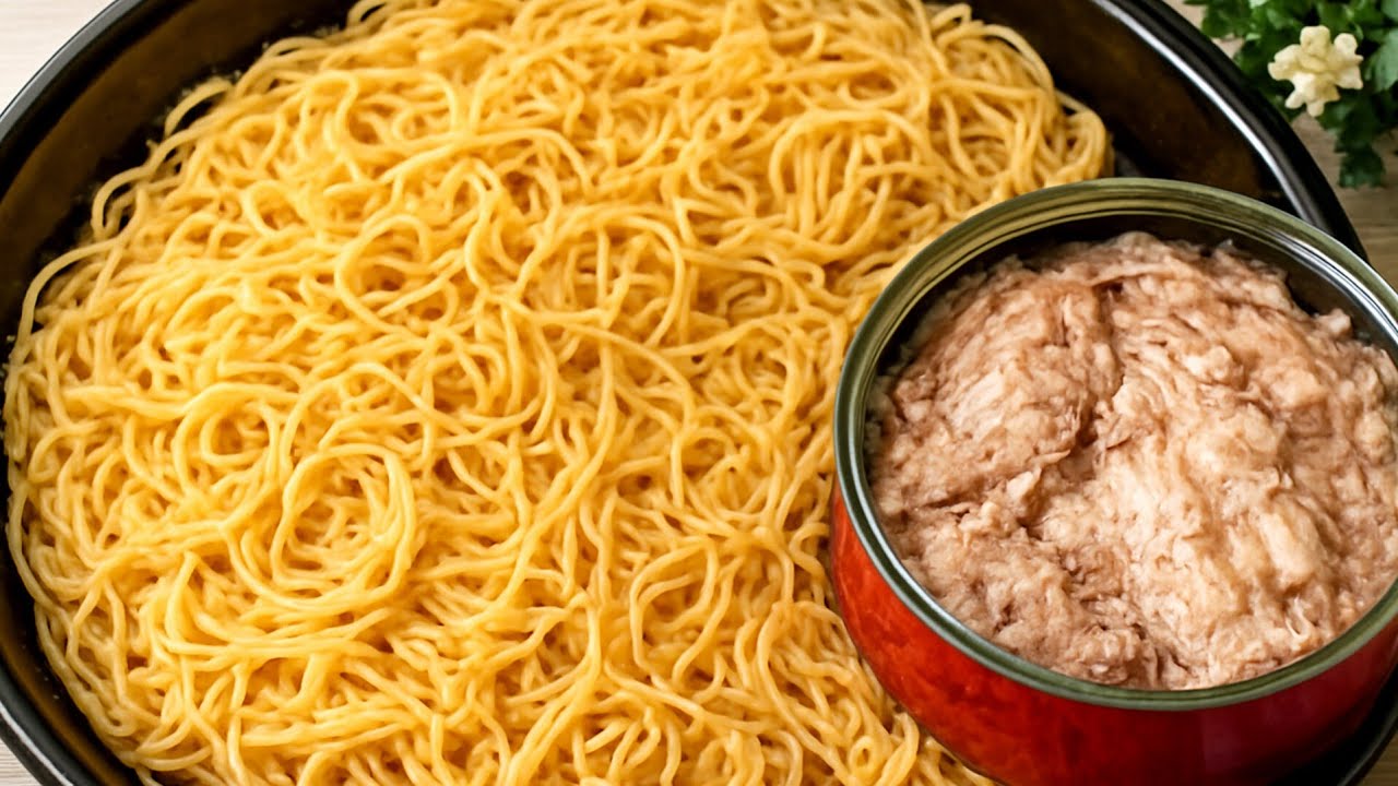 Delicious and simple tuna pasta Easy homemade dinner recipe in 10 ...