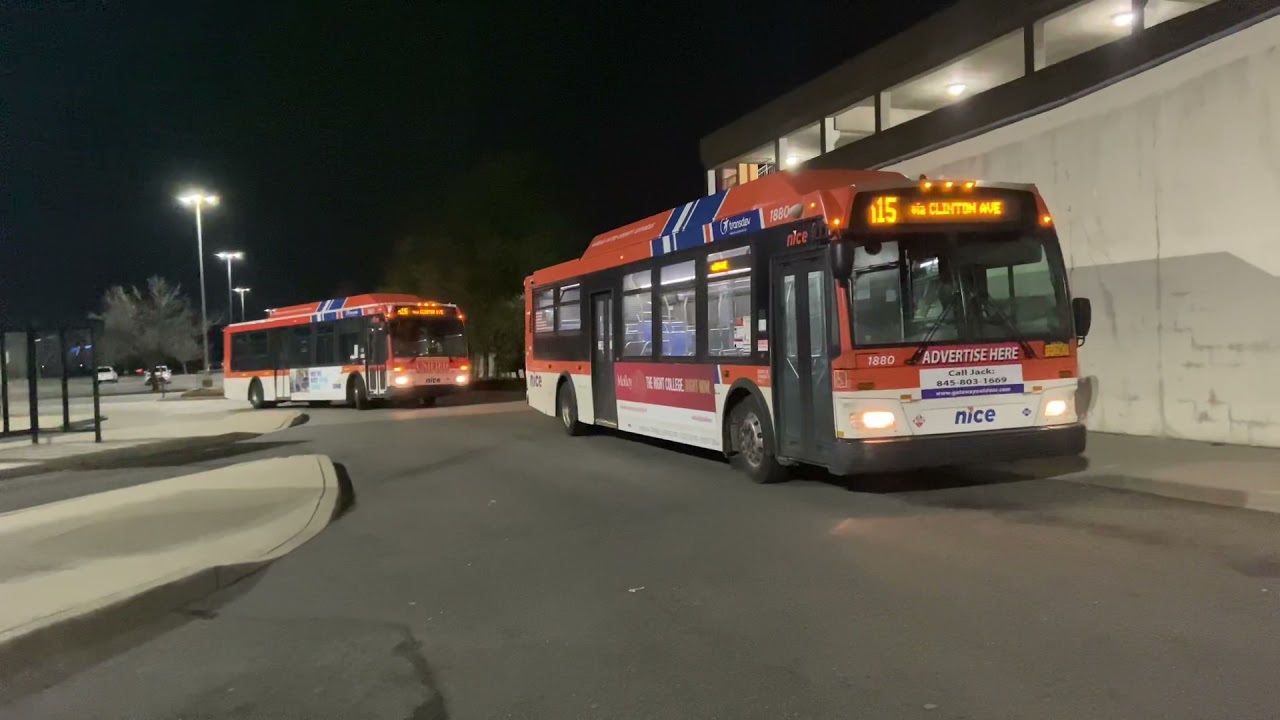 NICE Bus: 2012 Orion VII 3G 1880 & 2011 Orion VII NG CNG 1837 n15 - YouTube