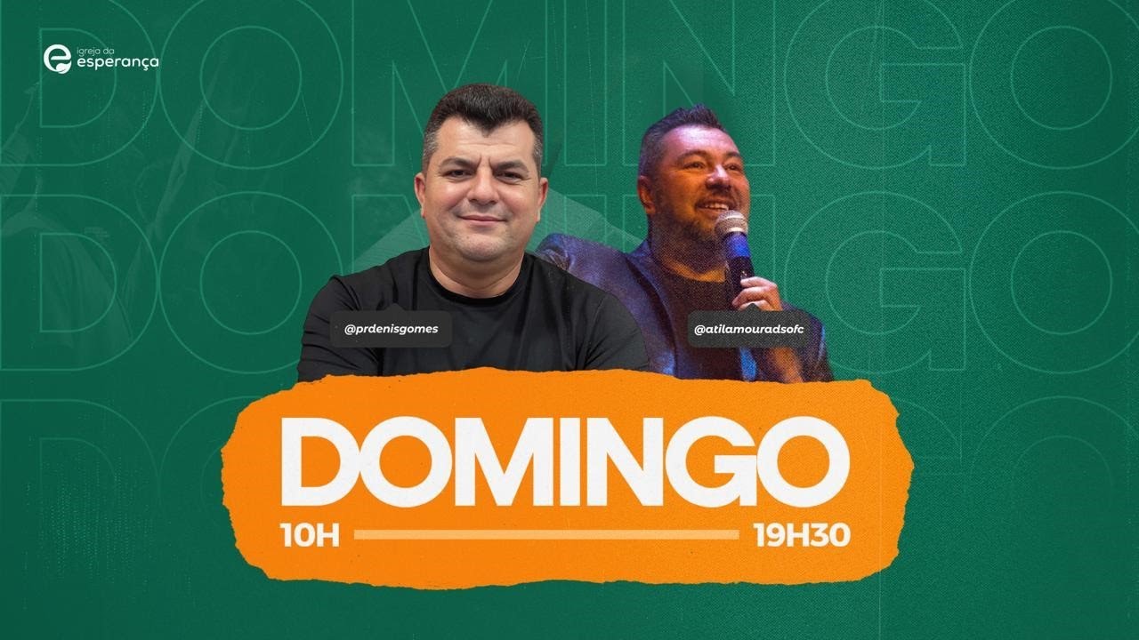 DOMINGO • 10H • PR DENIS GOMES || ESPERANÇA RIO - YouTube