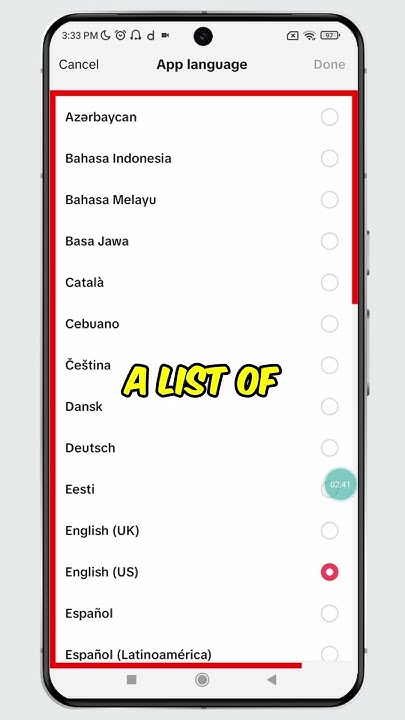 How to Change App Language on TikTok | Change Language in TikTok | Change TikTok Language - YouTube