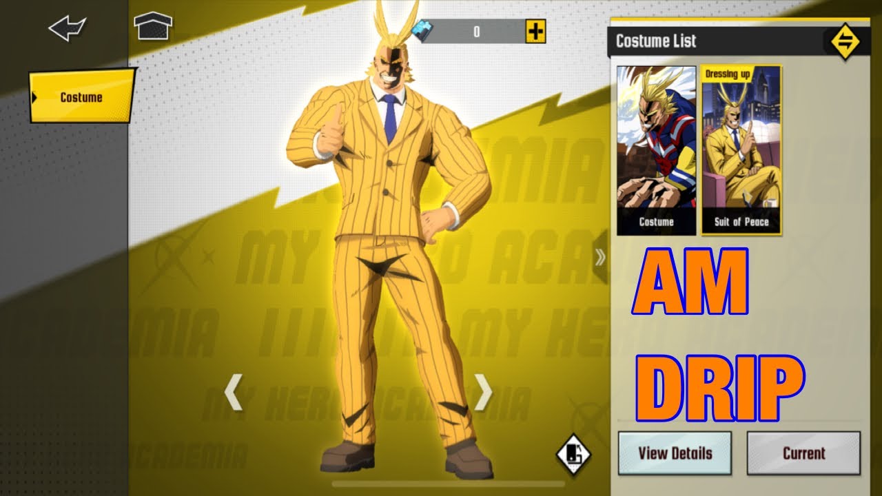 All Might Drip - My Hero Academia: The Strongest Hero - YouTube