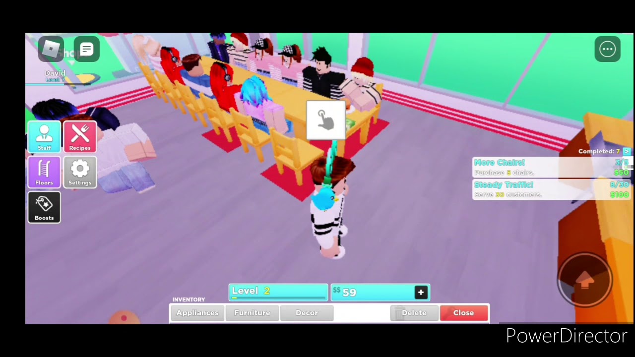 Stupid david (Roblox my restaurant) - YouTube